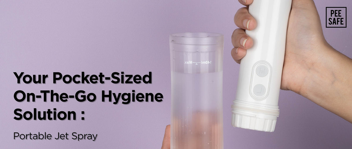 Your Pocket-Sized On-The-Go Hygiene Solution: Portable Jet Spray