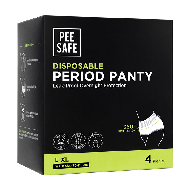 Disposable Period Panty (L-XL) Pack of 4 | Pee Safe