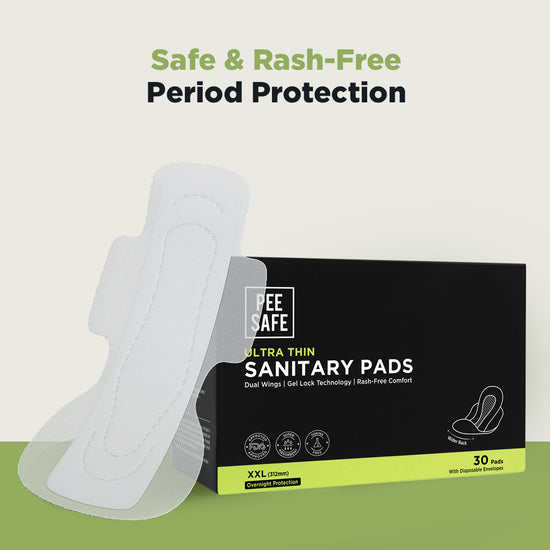 Ultra Thin Sanitary Pads - XXL (Pack Of 30) | Pee Safe