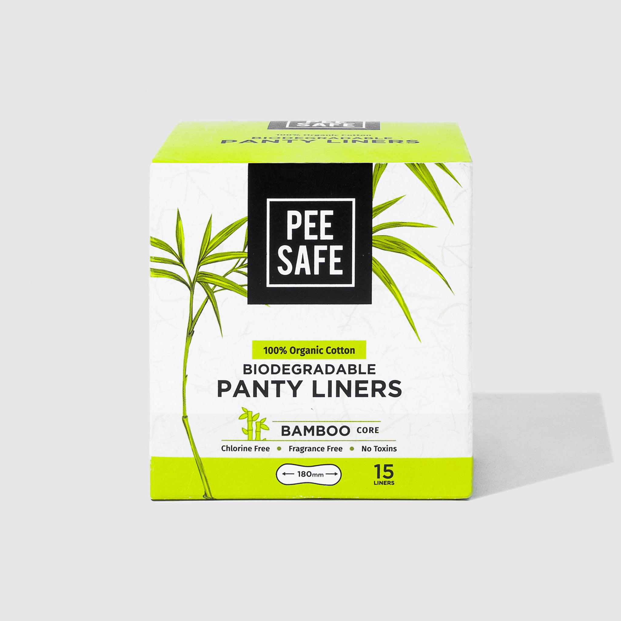 Pee Safe Panty Liners | 100% Organic Cotton | Biodegradable