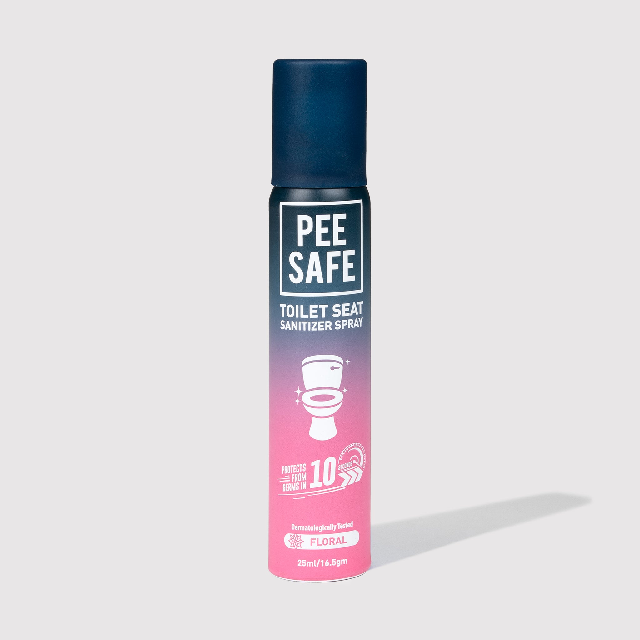 Pee Safe Toilet Seat Sanitizer Spray | Floral | 25 ML | Pack Of 6