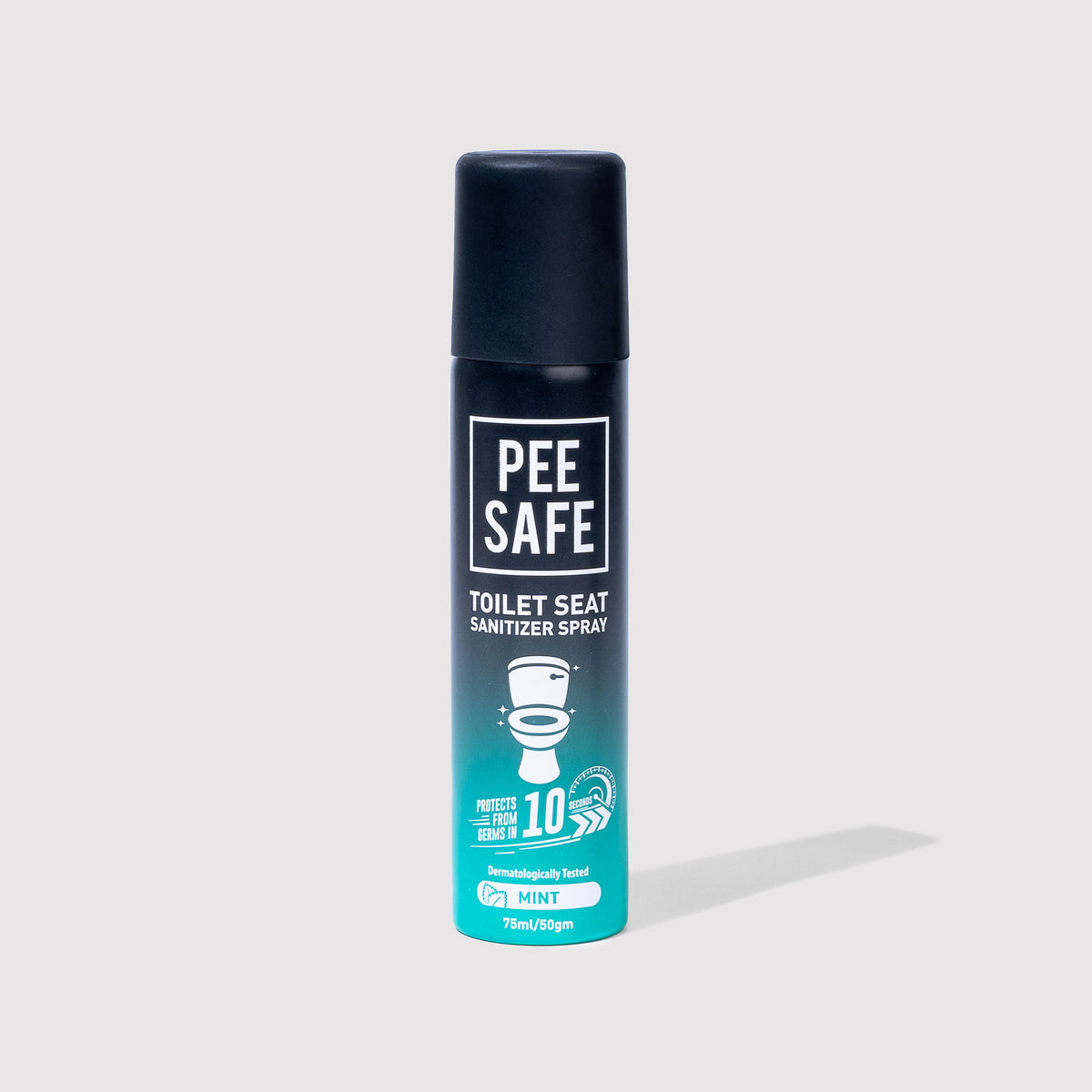 Pee Safe Toilet Seat Sanitizer Spray | Mint | 75 ML